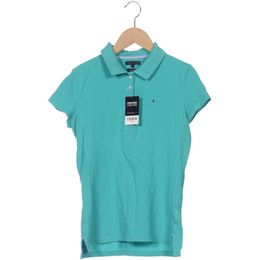 Tommy Hilfiger Damen Poloshirt, türkis, Gr. 36