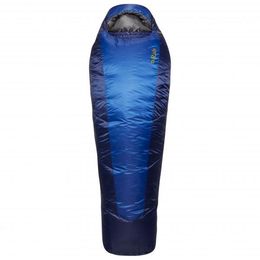 Rab - Solar Eco 2 - Kunstfaserschlafsack Gr bis 185 cm Körperlänge - Width: Wide Zip: Left Blau