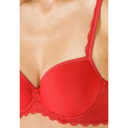 Mey Amorous Bügel-BH, atmungsaktiv, Spitze, für Damen, rot, 75C