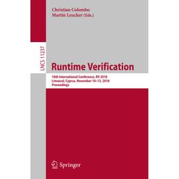 Springer Runtime Verification, Kartoniert (TB)