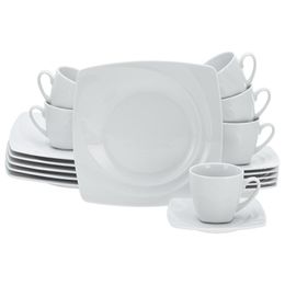 Creatable Kaffeeservice 18-tlg Celebration weiss