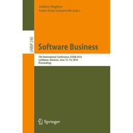 Springer Software Business, Kartoniert (TB)