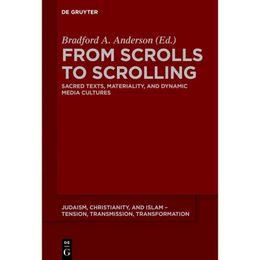 De Gruyter From Scrolls to Scrolling, Kartoniert (TB)