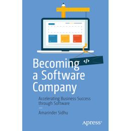 Becoming a Software Company - Amarinder Sidhu, Kartoniert (TB)
