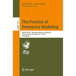 Springer The Practice of Enterprise Modeling, Kartoniert (TB)