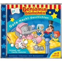 Benjamin Blümchen, Gute-Nacht-Geschichten - Krümel, der freche Hamster,1 Audio-CD - Benjamin Blümchen (Hörbuch)