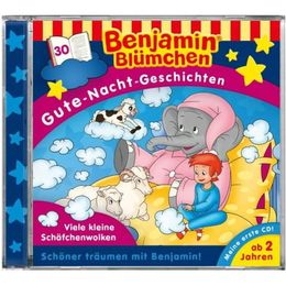 Benjamin Blümchen, Gute-Nacht-Geschichten - Viele kleine Schäfchenwolken,1 Audio-CD - Benjamin Blümchen (Hörbuch)