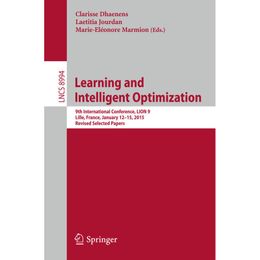 Springer Learning and Intelligent Optimization, Kartoniert (TB)