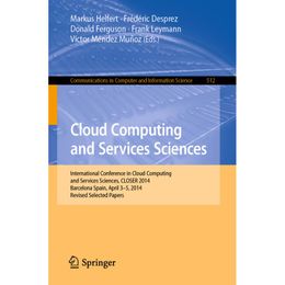 Springer Cloud Computing and Services Sciences, Kartoniert (TB)