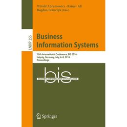 Springer Business Information Systems, Kartoniert (TB)