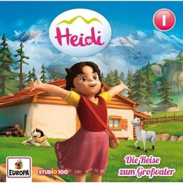 Heidi (CGI) - Die Reise zum Großvater.Tl.1,1 Audio-CD - Heidi (Hörbuch)