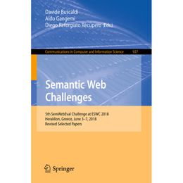 Springer Semantic Web Challenges, Kartoniert (TB)