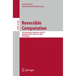 Springer International Publishing Reversible Computation, Kartoniert (TB)