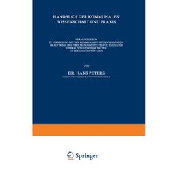 Springer Kommunalverfassung, Kartoniert (TB)