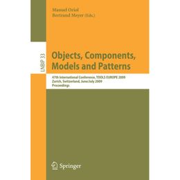 Springer Berlin Heidelberg Objects, Components, Models and Patterns, Kartoniert (TB)