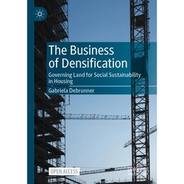 Palgrave Macmillan UK The Business of Densification - Gabriela Debrunner, Kartoniert (TB)