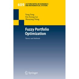Springer Fuzzy Portfolio Optimization - Yong Fang, Kin Keung Lai, Shou-Yang Wang, Kartoniert (TB)