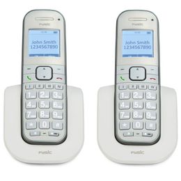 Fysic DUO-DECT Telefon für Senioren mit gr. Tasten und 2 Mobilteilen FX-9000
