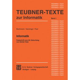 Vieweg+Teubner Verlag Informatik, Kartoniert (TB)