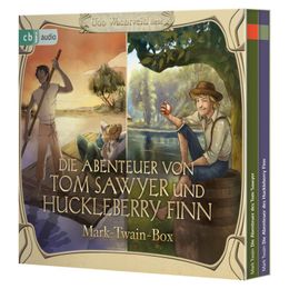 cbj Die Abenteuer von Tom Sawyer und Huckleberry Finn,6 Audio-CD - Mark Twain (Hörbuch)