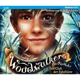 arena Woodwalkers - Die Rückkehr (Staffel 2, Band 4). Der Club der Fabeltiere,Audio-CD - Katja Brandis (Hörbuch)