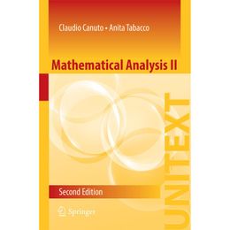 Mathematical Analysis II - Claudio Canuto, Anita Tabacco, Kartoniert (TB)