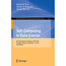 Springer Soft Computing in Data Science, Kartoniert (TB)