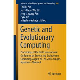 Genetic and Evolutionary Computing.Vol.2, Kartoniert (TB)