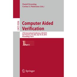Springer International Publishing Computer Aided Verification, Kartoniert (TB)