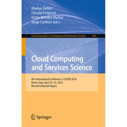 Springer International Publishing Cloud Computing and Services Science, Kartoniert (TB)