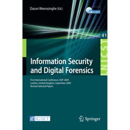 Springer Information Security and Digital Forensics, Kartoniert (TB)