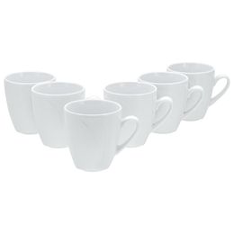 Creatable Kaffeebecher 6-tlg Celebration weiss