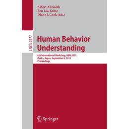 Springer Human Behavior Understanding, Kartoniert (TB)