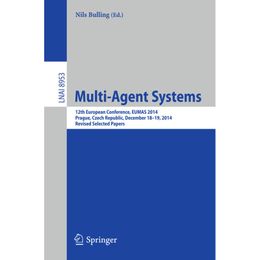 Springer International Publishing Multi-Agent Systems, Kartoniert (TB)