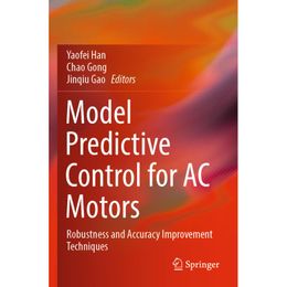 Springer Nature Model Predictive Control for AC Motors, Kartoniert (TB)