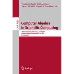 Computer Algebra in Scientific Computing, Kartoniert (TB)