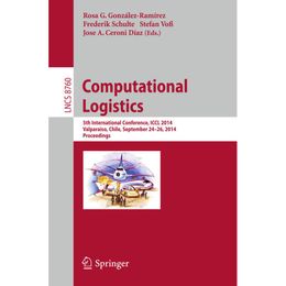 Springer International Publishing Computational Logistics, Kartoniert (TB)