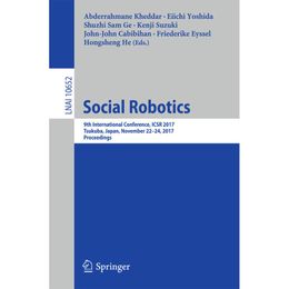 Springer International Publishing Social Robotics, Kartoniert (TB)
