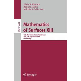 Springer Mathematics of Surfaces XIII, Kartoniert (TB)