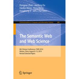 Springer The Semantic Web and Web Science, Kartoniert (TB)