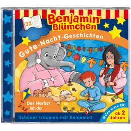 Benjamin-Gute Nacht-Geschichten - Der Herbst ist da.Folge.32,1 Audio-CD - Benjamin Blümchen (Hörbuch)