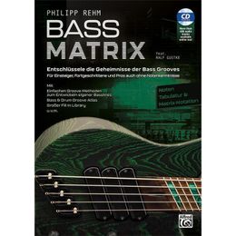 Alfred Music Publishing BASS MATRIX, m. 1 Buch, m. 1 CD-ROM, m. 1 Beilage - Philipp Rehm, Gebunden