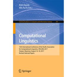 Springer Computational Linguistics, Kartoniert (TB)