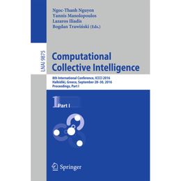 Springer International Publishing Computational Collective Intelligence, Kartoniert (TB)