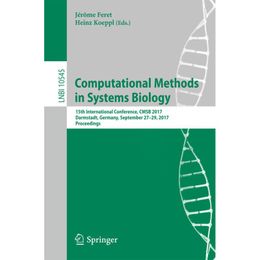 Springer International Publishing Computational Methods in Systems Biology, Kartoniert (TB)