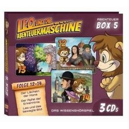 Leo & die Abenteuermaschine 3er CD-Box.Box.5,3 Audio-CD - Leo und die Abenteuermaschine (Hörbuch)
