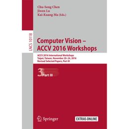 Springer Computer Vision - ACCV 2016 Workshops, Kartoniert (TB)
