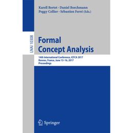 Springer International Publishing Formal Concept Analysis, Kartoniert (TB)
