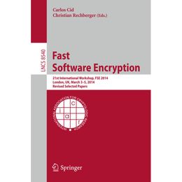 Springer Fast Software Encryption, Kartoniert (TB)