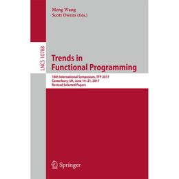 Springer International Publishing Trends in Functional Programming, Kartoniert (TB)